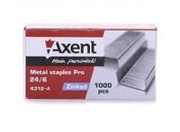 Скобы для степлера Axent 4312-A Pro №24/6, 1000 шт - Omarket.kz